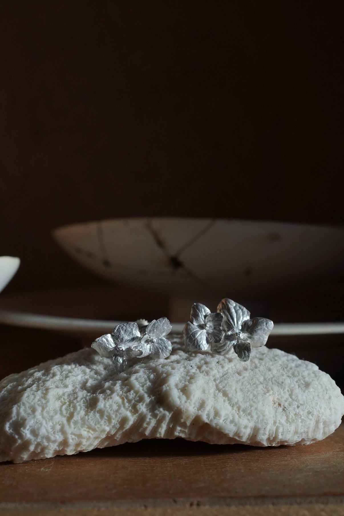 サビ 錆 𓇚 Double Hydrangeas Earrings H04 – Koya Studio